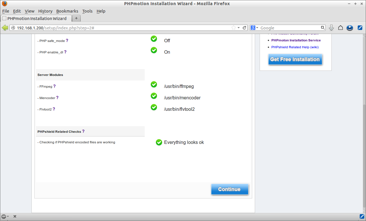PHPmotion Installation Wizard - Mozilla Firefox_002 | Unixmen PHPmotion Installation Wizard - Mozilla Firefox_002 | Unixmen