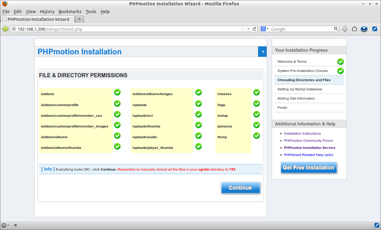 PHPmotion Installation Wizard - Mozilla Firefox_003 | Unixmen PHPmotion Installation Wizard - Mozilla Firefox_003 | Unixmen