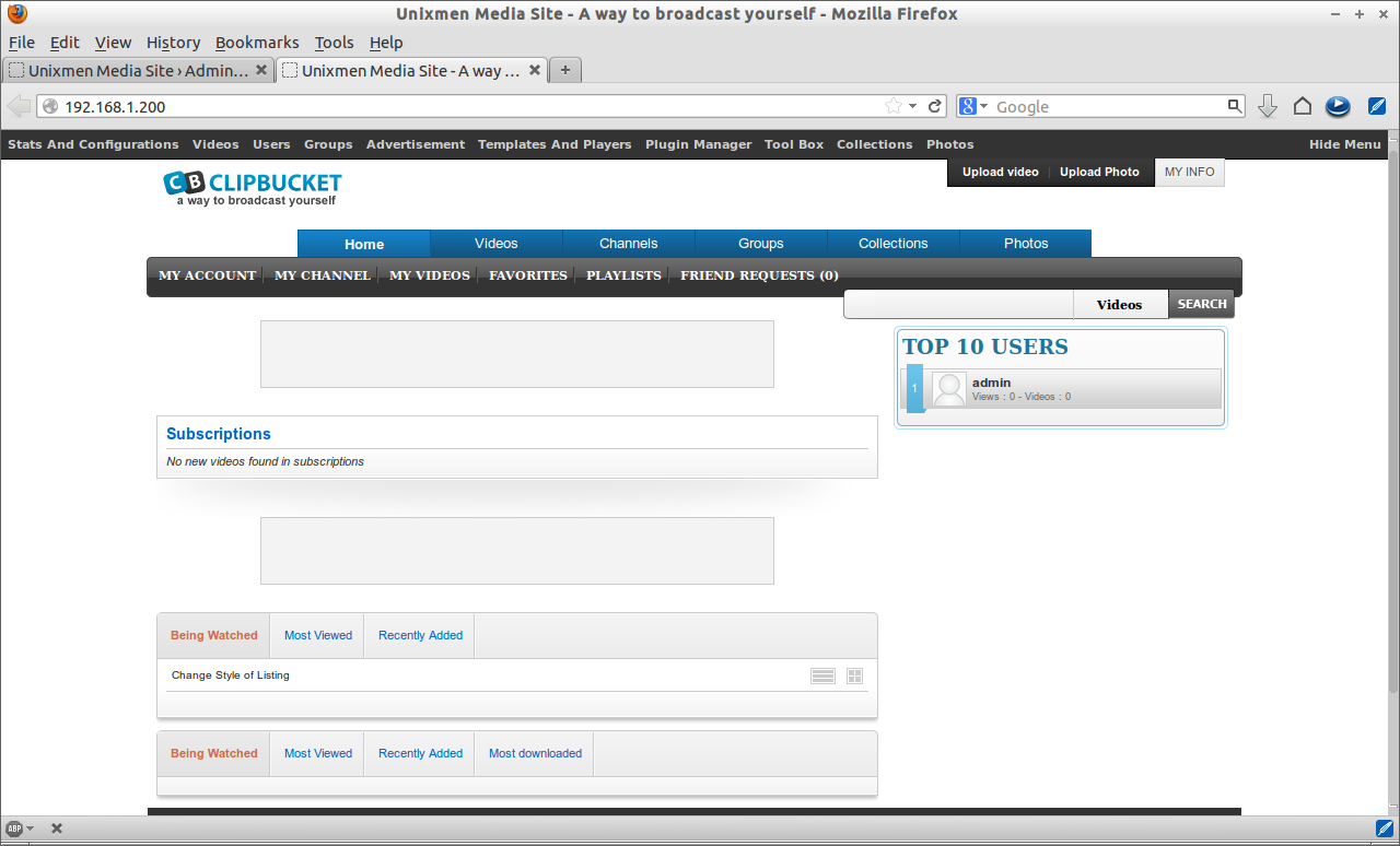 Unixmen Media Site - A way to broadcast yourself - Mozilla Firefox_011 ... Unixmen Media Site - A way to broadcast yourself - Mozilla Firefox_011 ...