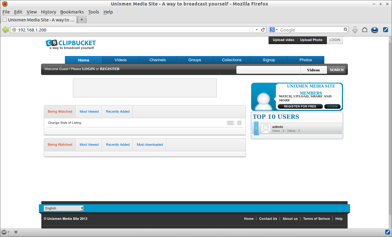 Unixmen Media Site - A way to broadcast yourself - Mozilla Firefox_030 ... Unixmen Media Site - A way to broadcast yourself - Mozilla Firefox_030 ...