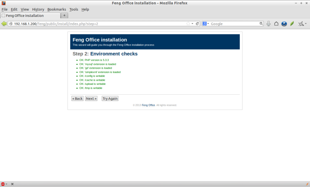 Install Feng Office Collaboration Suite On CentOS 6.4 | Unixmen