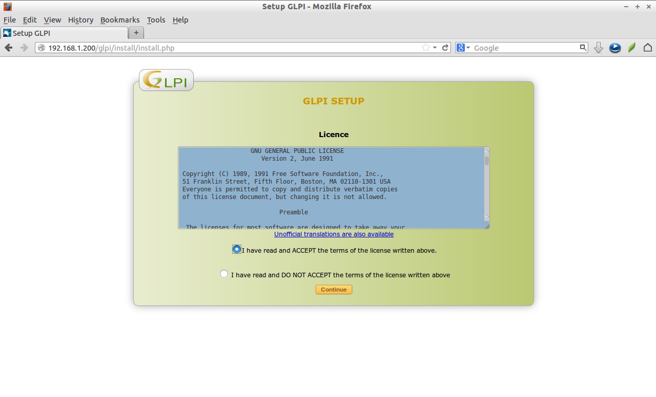 Setup GLPI - Mozilla Firefox_002 | Unixmen Setup GLPI - Mozilla Firefox_002 | Unixmen