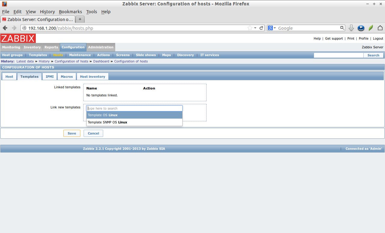 Zabbix Server: Configuration of hosts - Mozilla Firefox_034 | Unixmen Zabbix Server: Configuration of hosts - Mozilla Firefox_034 | Unixmen