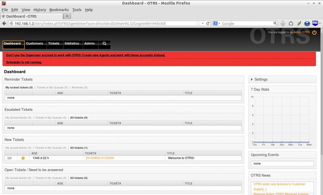 Setup Help Desk System Using OTRS On CentOS 6.5 | Unixmen