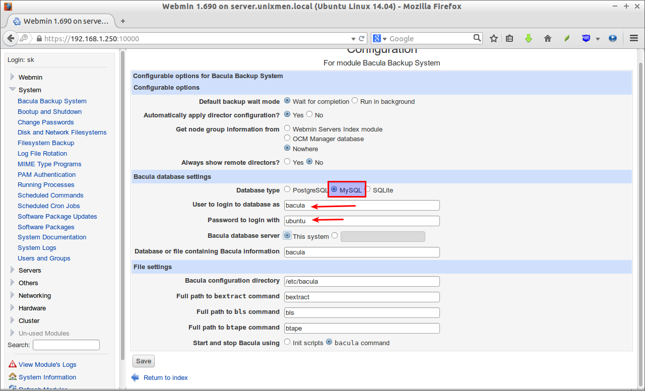 Webmin 1.690 on server.unixmen.local (Ubuntu Linux 14.04) - Mozilla ... Webmin 1.690 on server.unixmen.local (Ubuntu Linux 14.04) - Mozilla ...