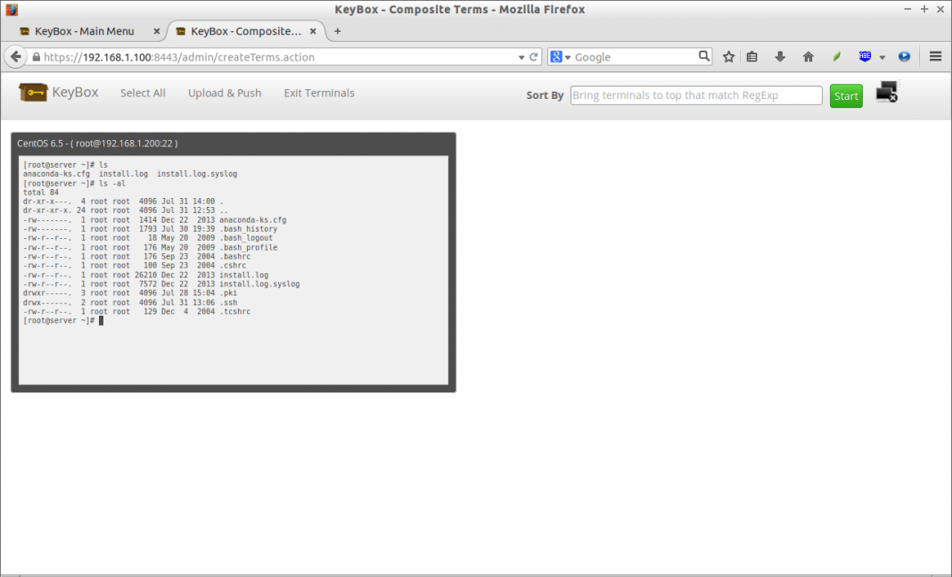 Keybox A Web Based Ssh Console To Manage Multiple Ssh Sessions Simultaneously Unixmen