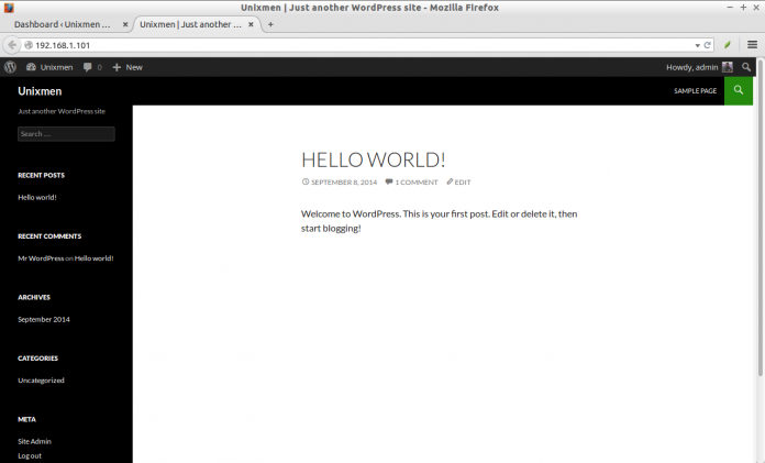 Install And Configure Wordpress 40 Benny On Centos 7 Unixmen