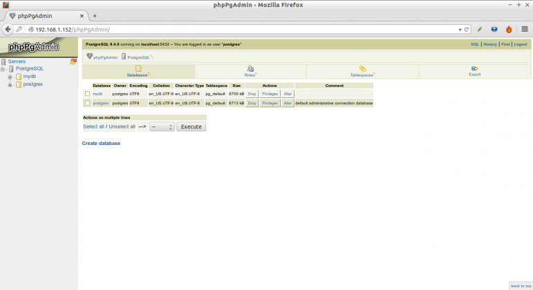 Installing Postgresql 94 And Phppgadmin In Centos 76564 Unixmen