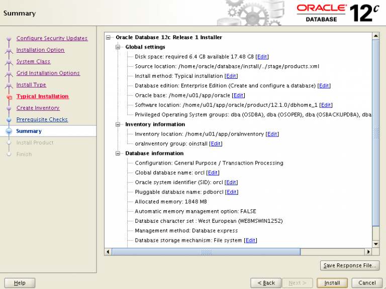 Install Oracle Database 12c On Opensuse 132 Unixmen
