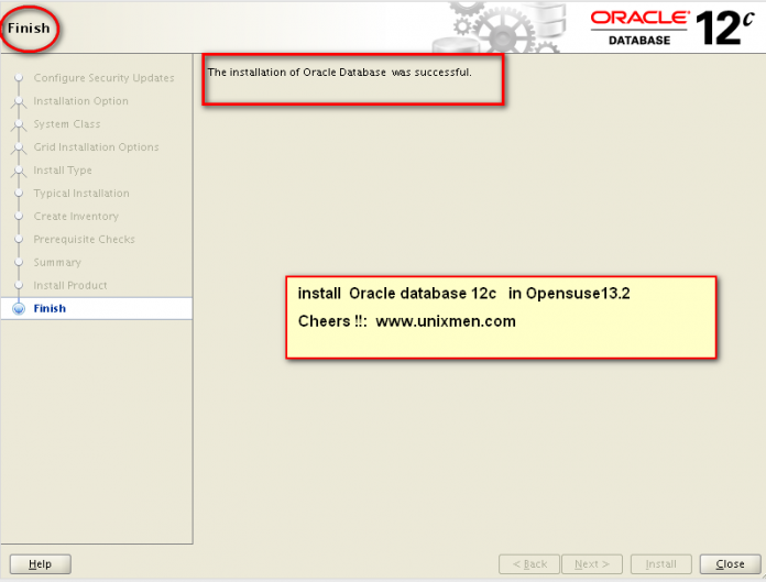 Install Oracle Database 12c On Opensuse 132 Unixmen 9336