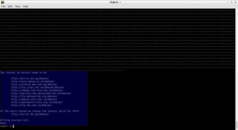 How To Find The Fastest Mirror In Debian And Derivatives | Unixmen