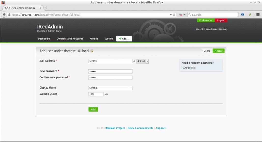 How To Install iRedMail Mail Server In Linux | Unixmen