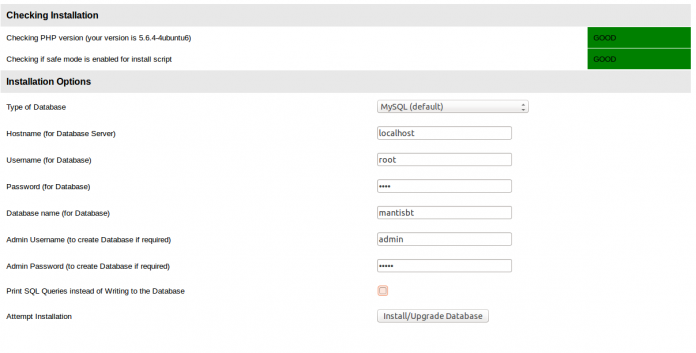 Install Open Source Bug Tracker Mantisbt On Ubuntu Linux 1504 Unixmen