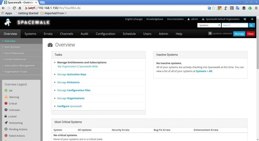 Manage Spacewalk channels and repositories
