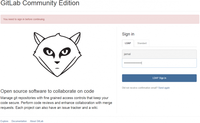 Gitlab Installconfigure And Integrate With Domain Controller Unixmen