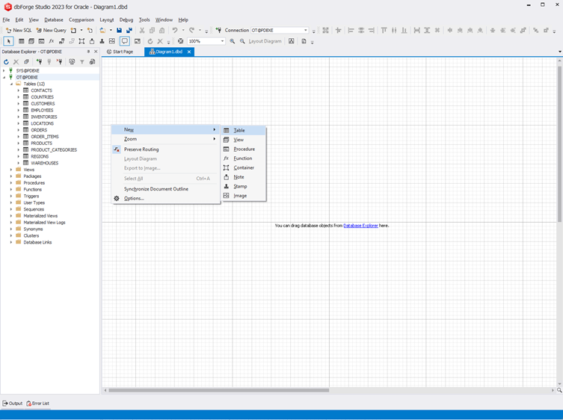 Visual Database Design – with Oracle Database Designer | Unixmen